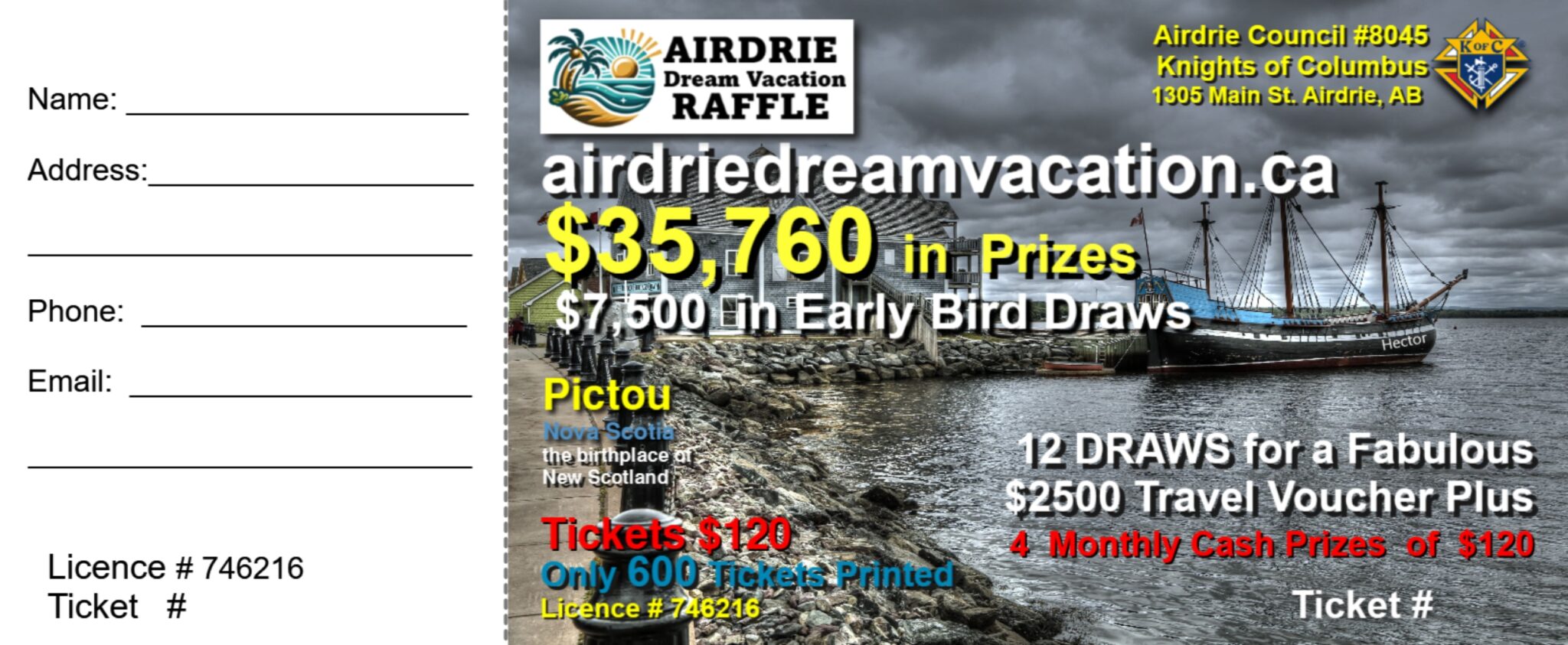 2026 Dream Vacation Ticket – ADVR